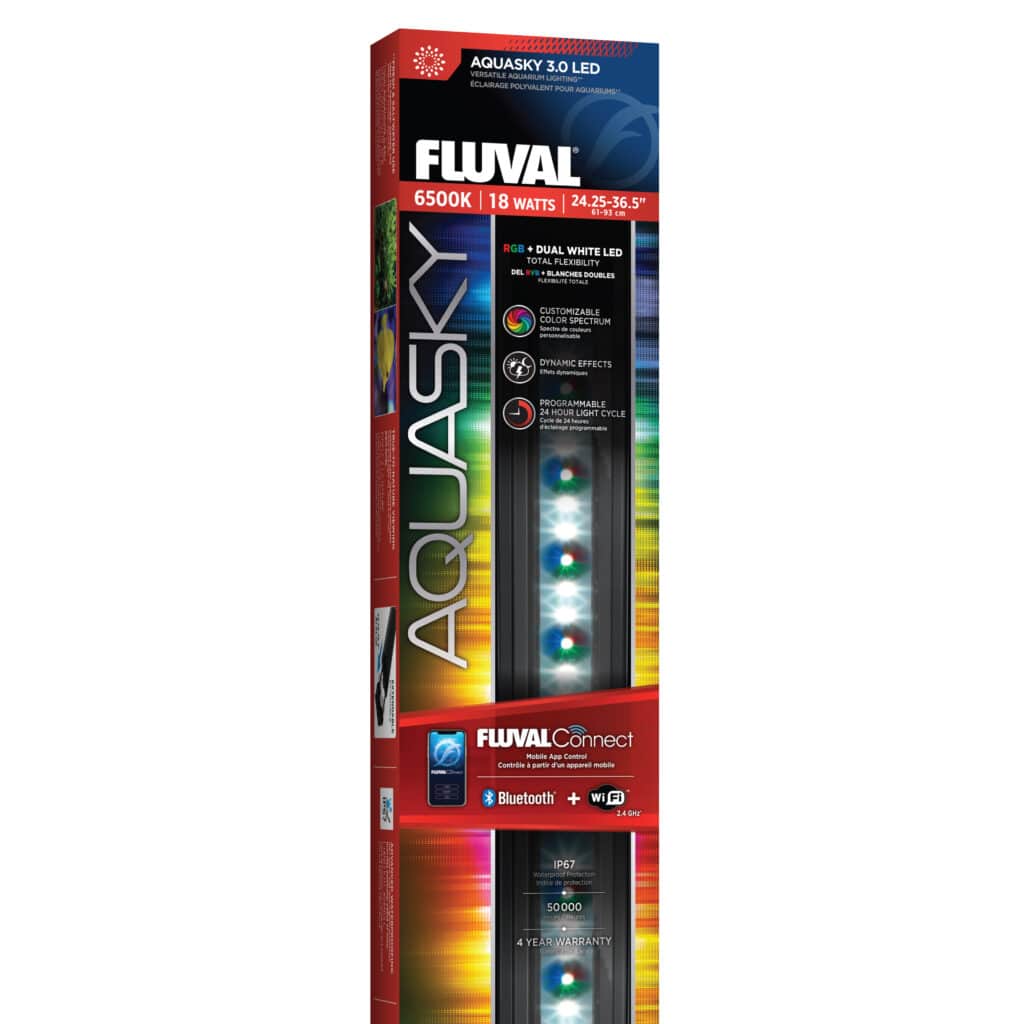 Fluval Aquasky 3.0 LED, 18W, 24.25-36.5″ | The Fish Room